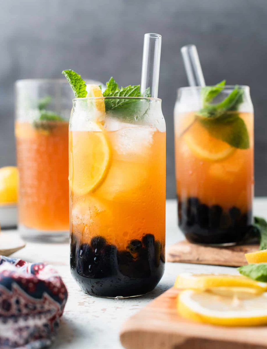 Make Refreshing Lemon Iced Tea with Tapioca Pearls Make Refreshing Lemon Iced Tea with Tapioca Pearls