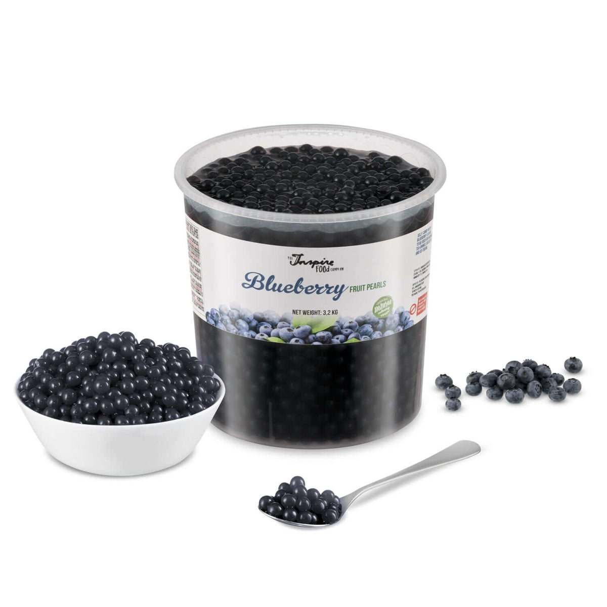Blueberry Popping Boba for Bubble Tea | Fruit Pearls | Inspire Food Co